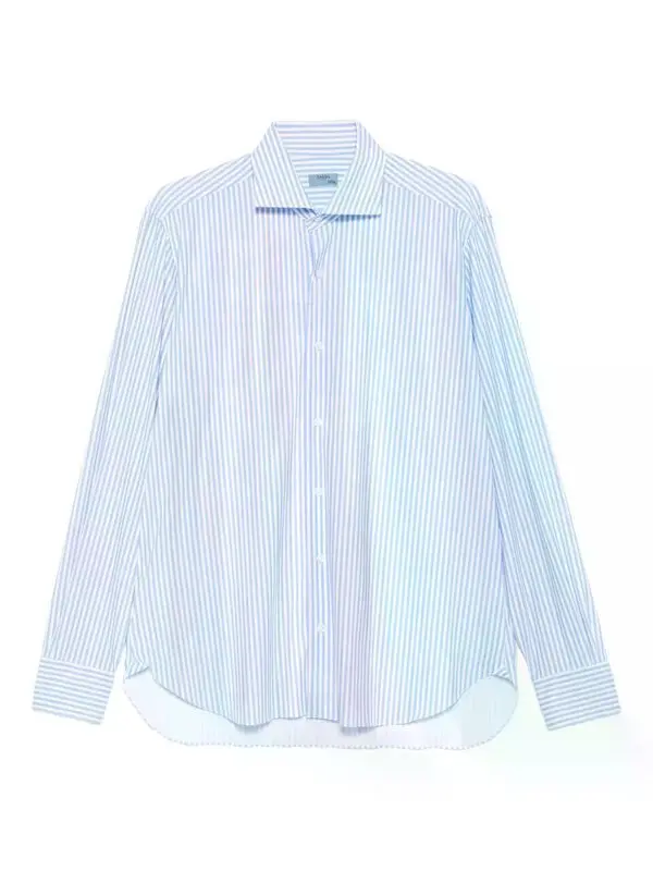 BARBA NAPOLI Striped Shirt - Blue
