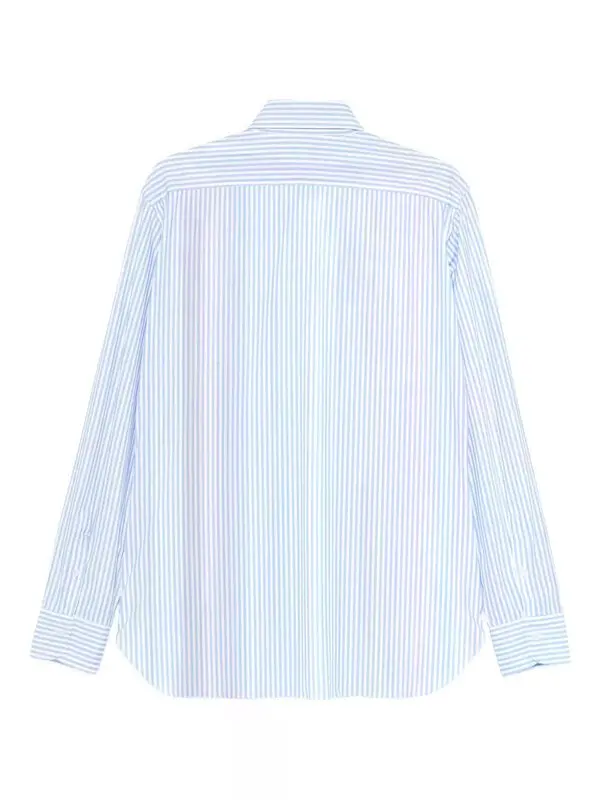 BARBA NAPOLI Striped Shirt - Blue