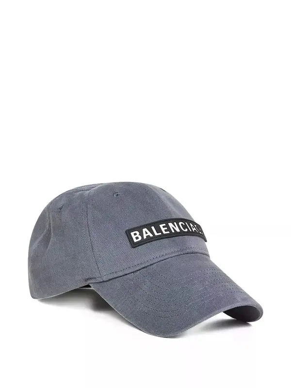 Balenciaga Logo Patch Panelled Baseball Cap
