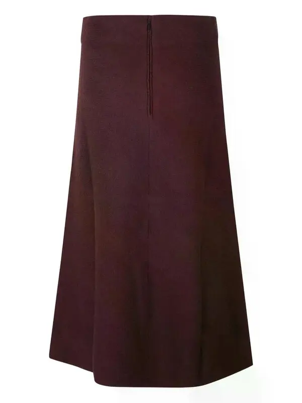 JIL SANDER Back-zip Midi Skirt