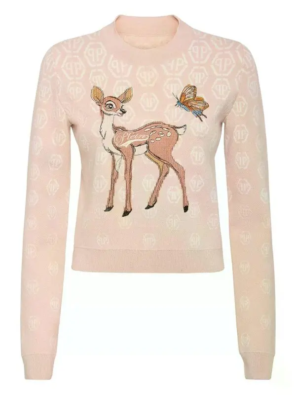 Philipp Plein Fairy Motif Sweater - Neutrals