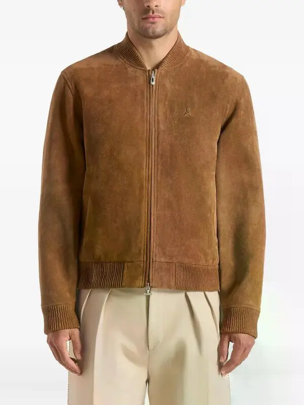 Manière De Voir Arsène Bomber Jacket - Brown