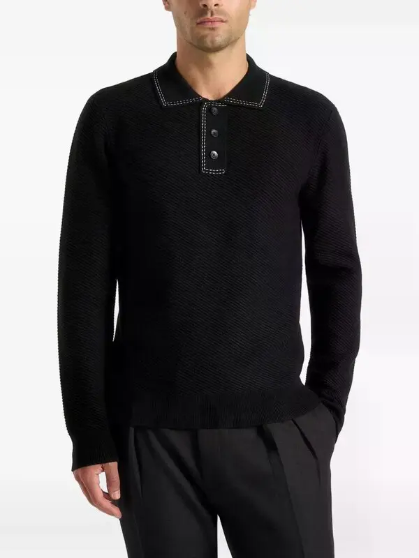 Manière De Voir Aymeric Polo Shirt - Black