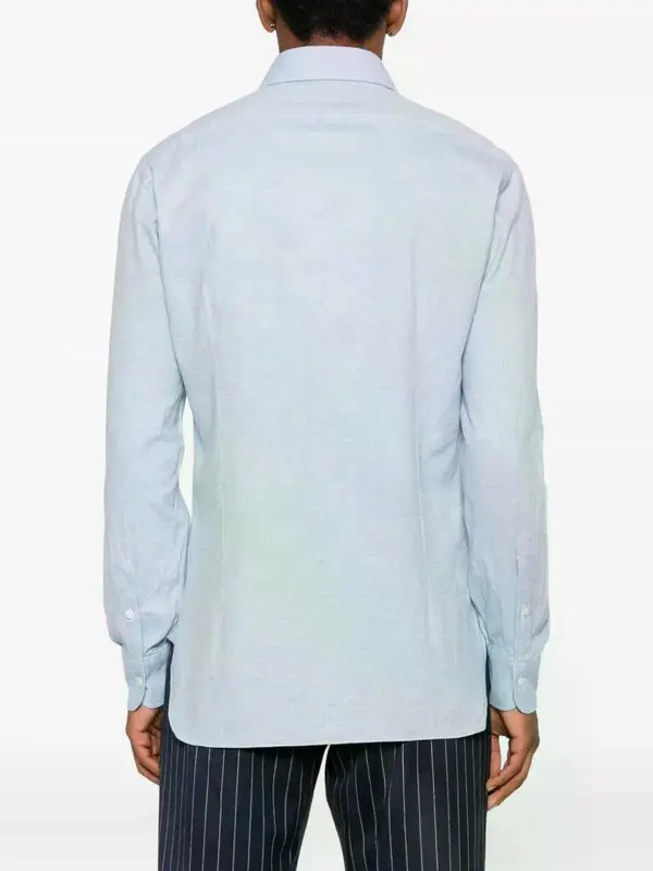 BARBA NAPOLI Long-sleeve Button-up Shirt