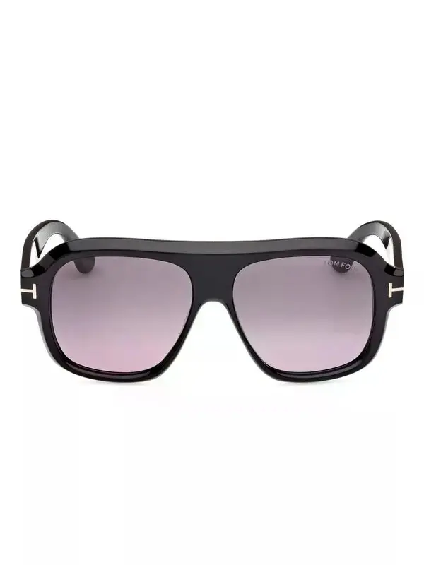 TOM FORD Pilot-frame Sunglasses - Black