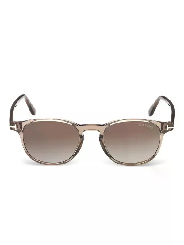 TOM FORD Round Frame Sunglasses - Brown