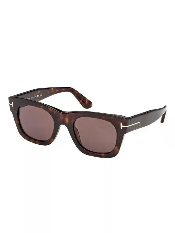TOM FORD Square-frame Sunglasses - Brown