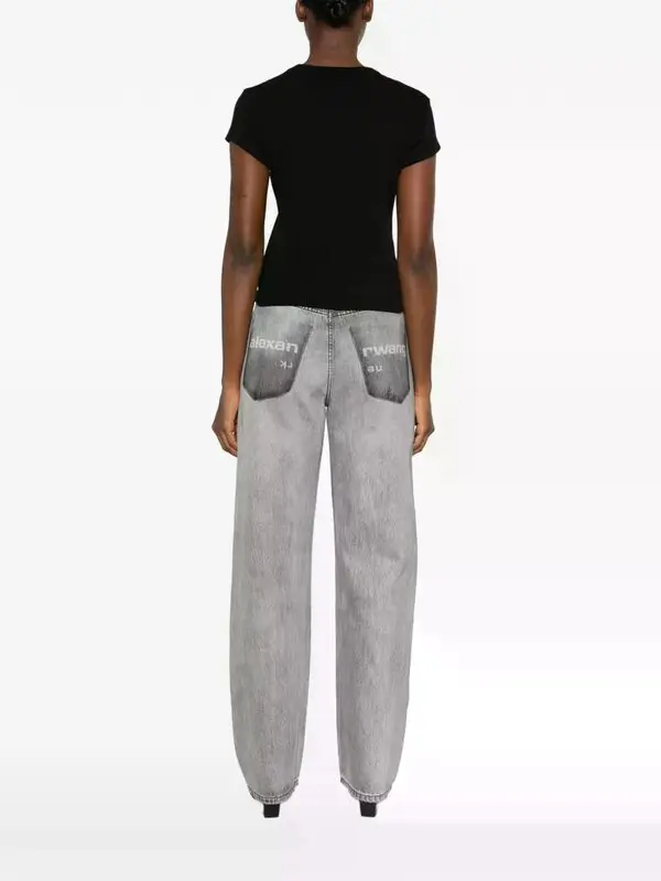 Alexander Wang Logo-print T-shirt - Black