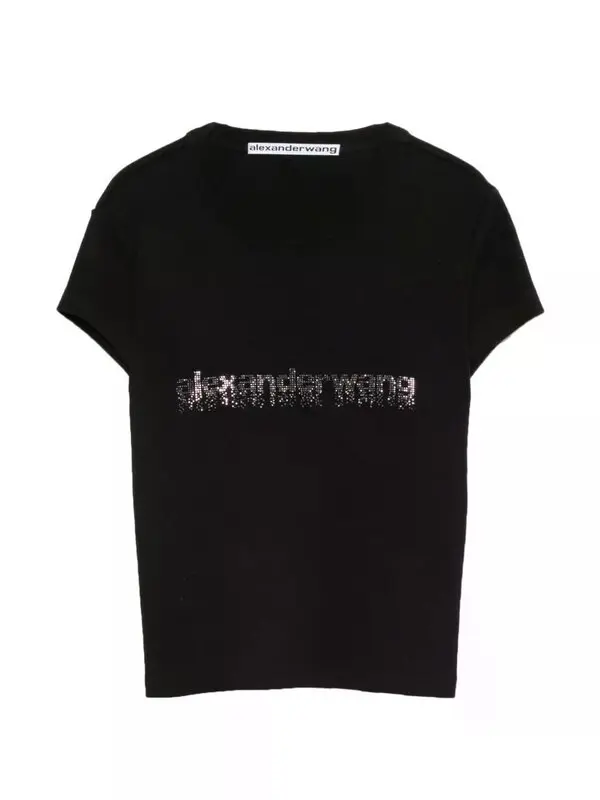 Alexander Wang Logo-print T-shirt - Black
