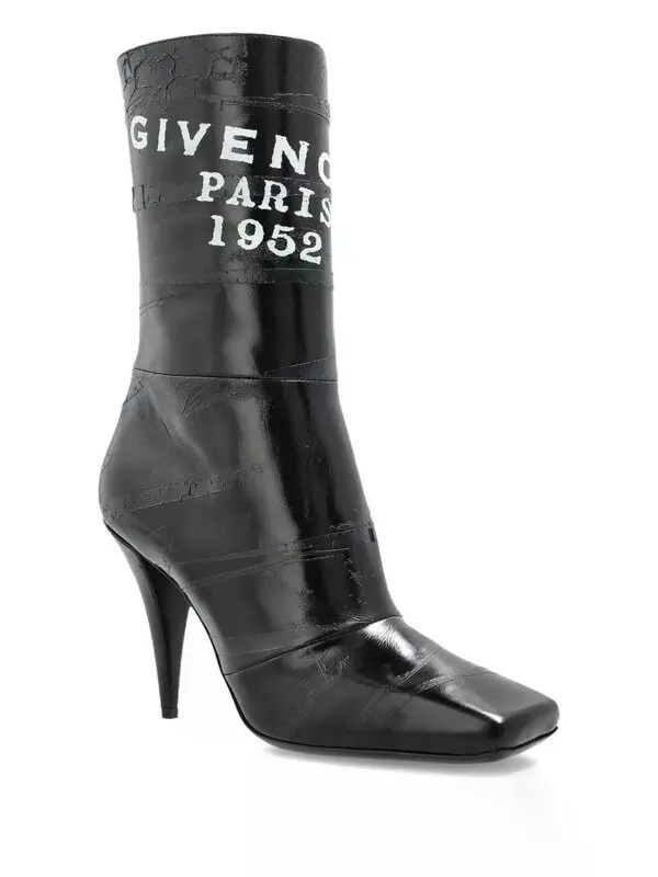 Givenchy Logo-print Leather Ankle Boots