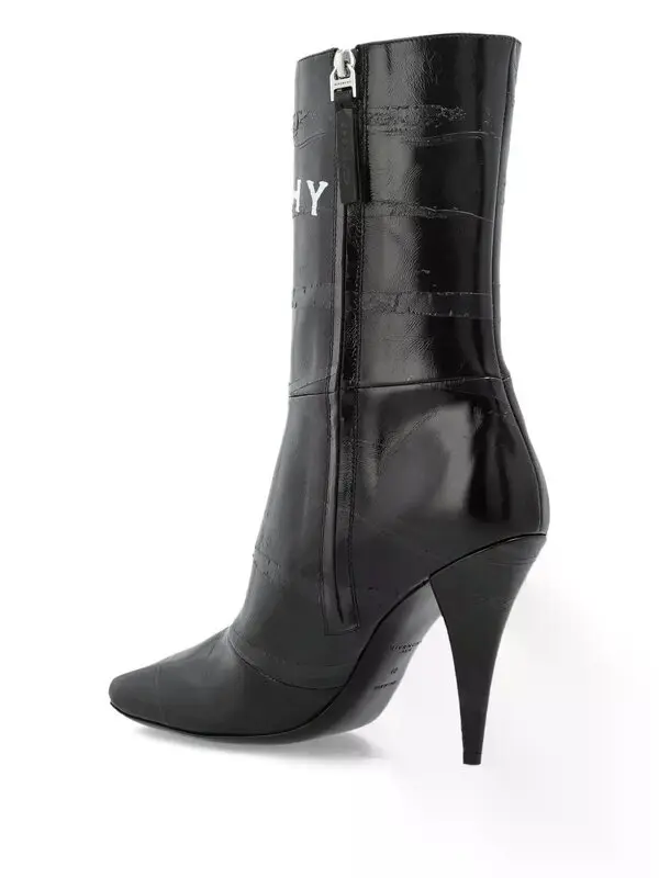Givenchy Logo-print Leather Ankle Boots