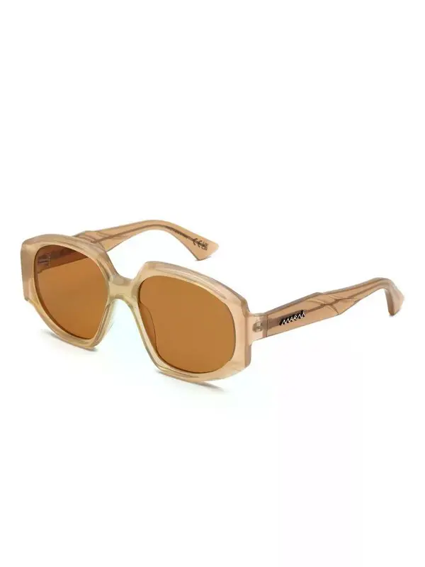 Marni Arithiel Round-frame Sunglasses - Brown