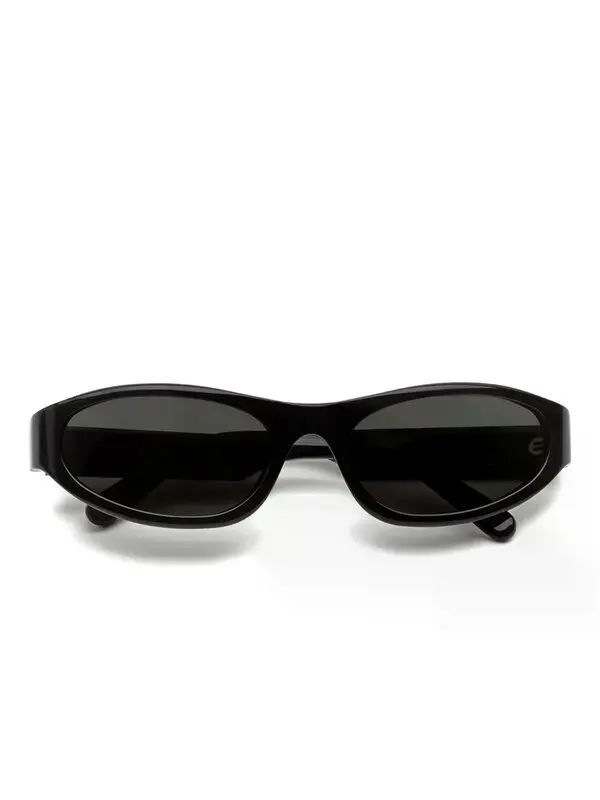Marni Yozamei Oval-frame Sunglasses - Black