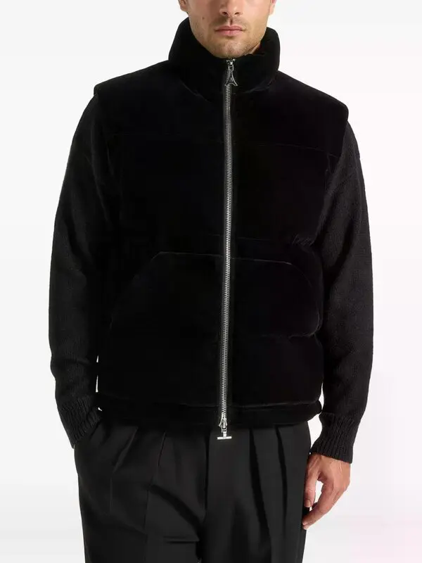 Manière De Voir Velvet Puffer Gilet