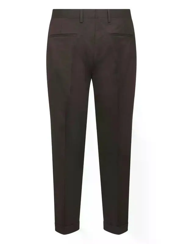 D4.0 Front-pleated Tailored Trousers