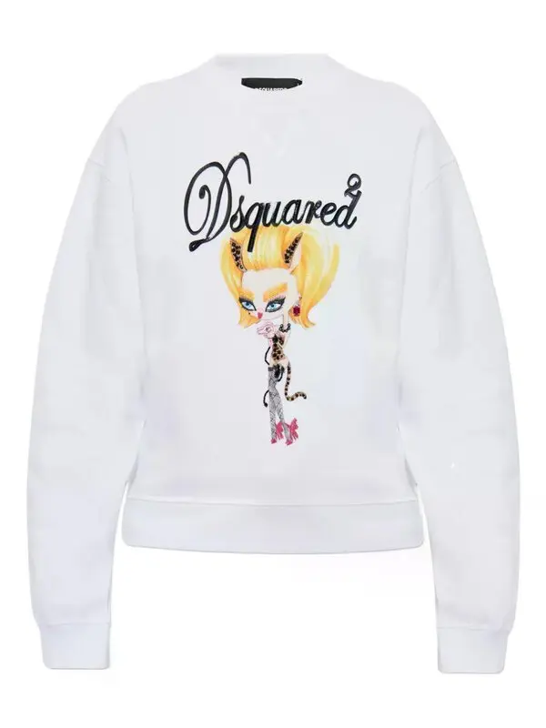 Dsquared2 Gemstone-print Sweater - White