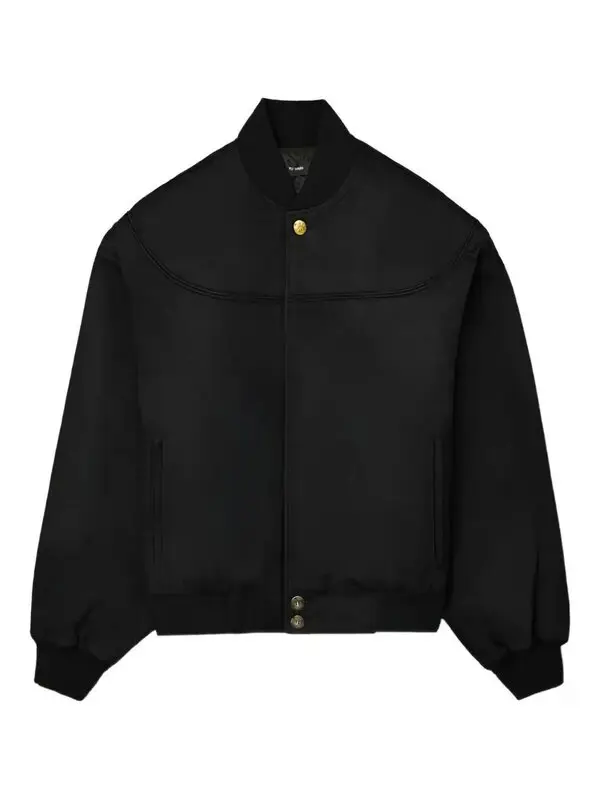WILLY CHAVARRIA Gas Station Bomber Jacket - Black