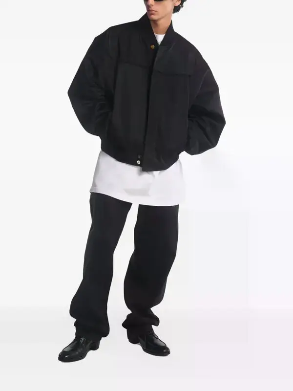 WILLY CHAVARRIA Gas Station Bomber Jacket - Black
