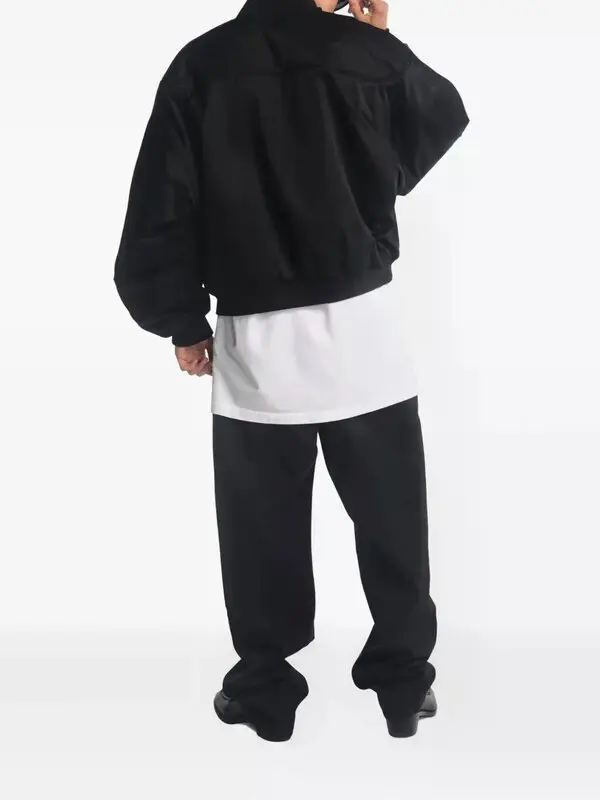 WILLY CHAVARRIA Gas Station Bomber Jacket - Black