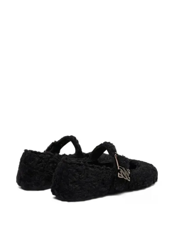 Casadei Valsenales Ballerina Flats - Black