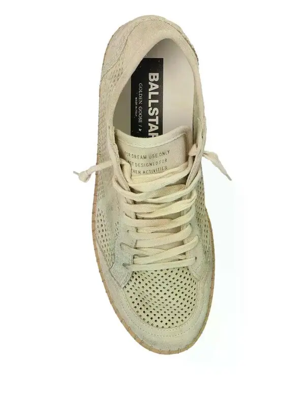 GOLDEN GOOSE Perforated Star Sneakers - Neutrals