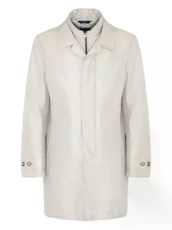 FAY Buttoned Collar Coat