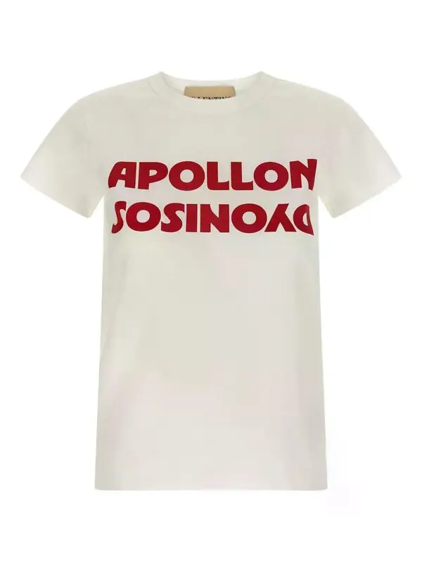 Valentino Garavani Apollon Print Cotton T-shirt - White