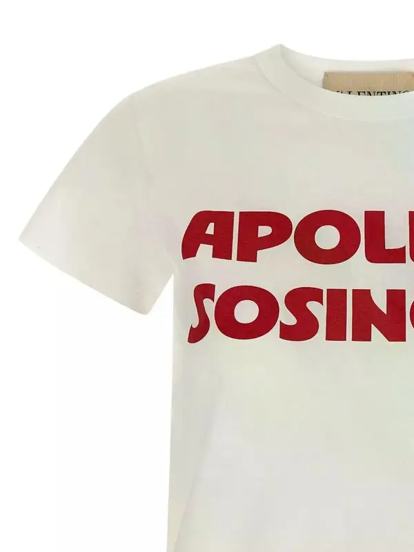 Valentino Garavani Apollon Print Cotton T-shirt - White