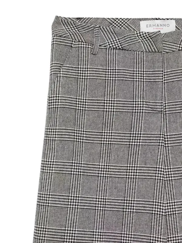 ERMANNO FIRENZE Checked Trousers