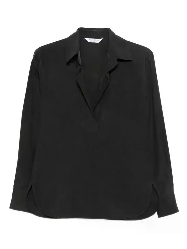 Max Mara Notched-collar Shirt
