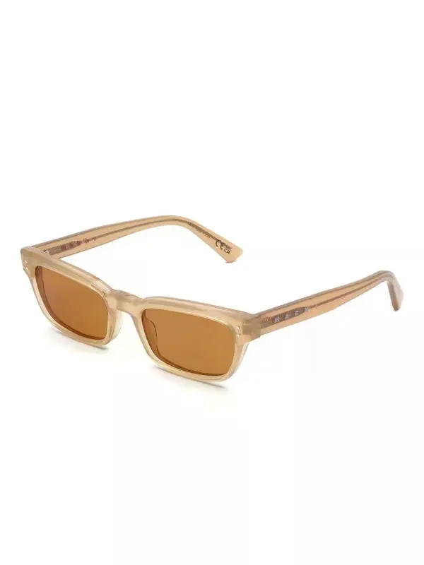 Marni Floosa Rectangle-frame Sunglasses - Brown