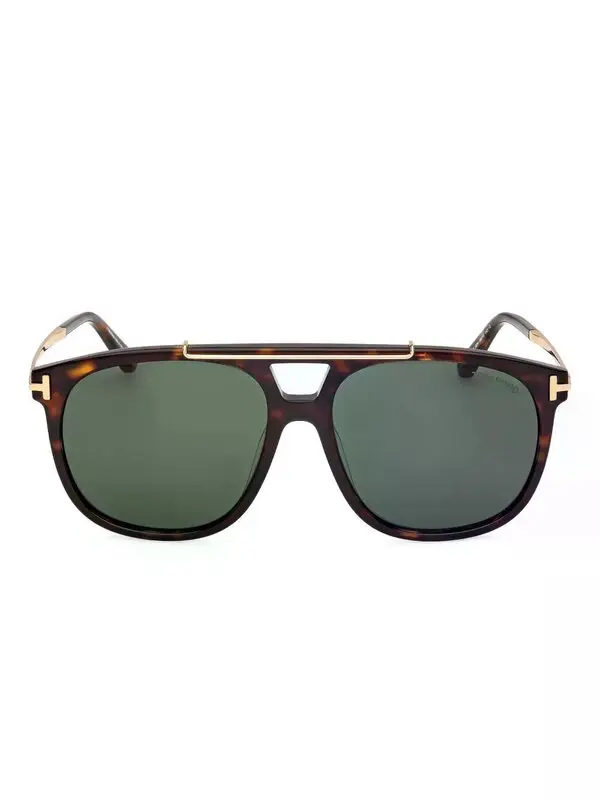 TOM FORD Navigator-frame Sunglasses - Brown