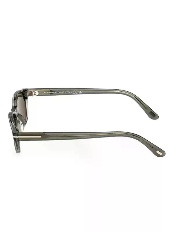 TOM FORD Oval-frame Sunglasses - Grey