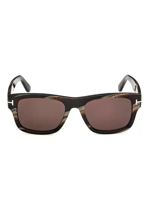 TOM FORD Square-frame Sunglasses - Brown