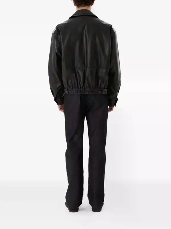 AMOMENTO Zip-up Bomber Jacket