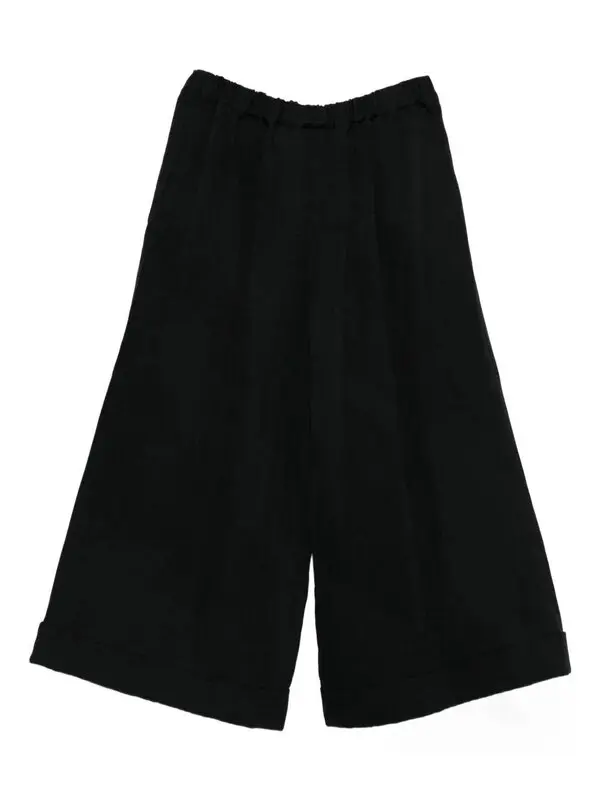 Comme Des Garçons Elasticated-waistband Cropped Trousers