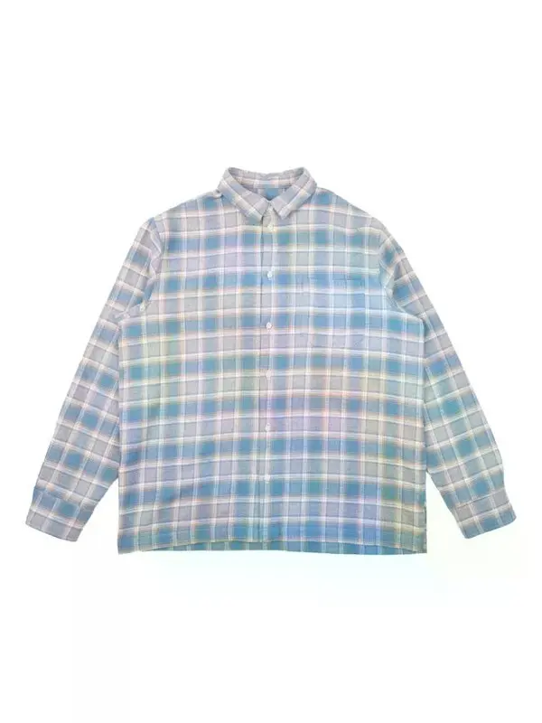Naked & Famous Denim True Shirt Plaid Pocket Shirt