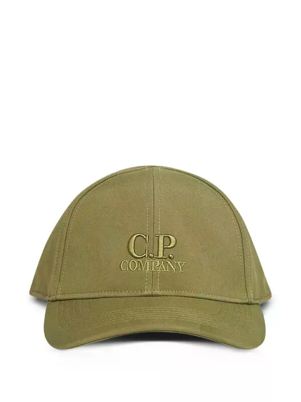 C.P. COMPANY Embroidered Logo Baseball Cap - Green