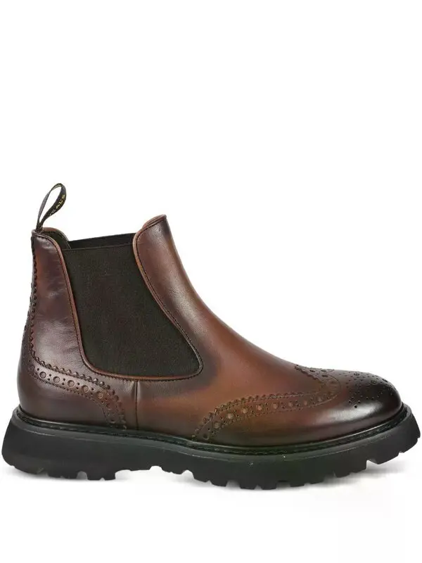 DOUCAL'S Leather Chelsea Boots
