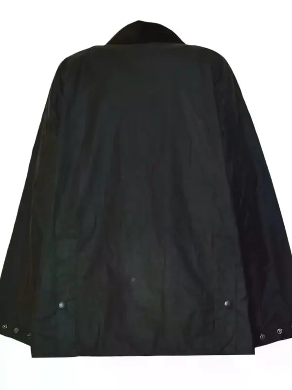 Barbour Corduroy-collar Coat - Black