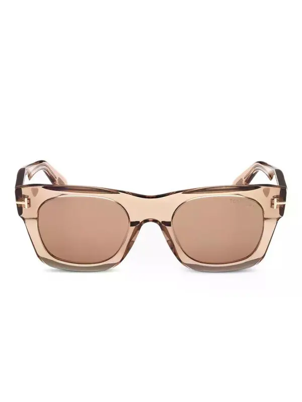 TOM FORD Rectangle-frame Sunglasses - Brown