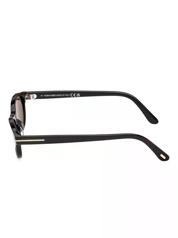 TOM FORD Chloe Oval-frame Sunglasses - Black