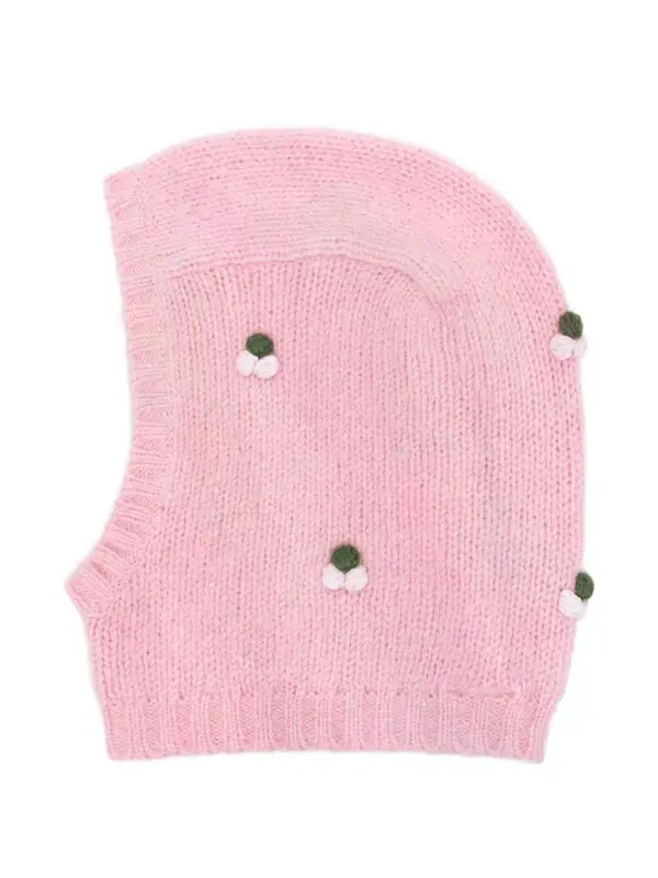 Stine Goya Pompom-embellished Balaclava - Pink