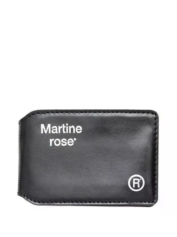 Martine Rose Logo Wallet - Black
