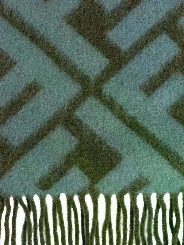 Fendi Ff-pattern Fringed Scarf