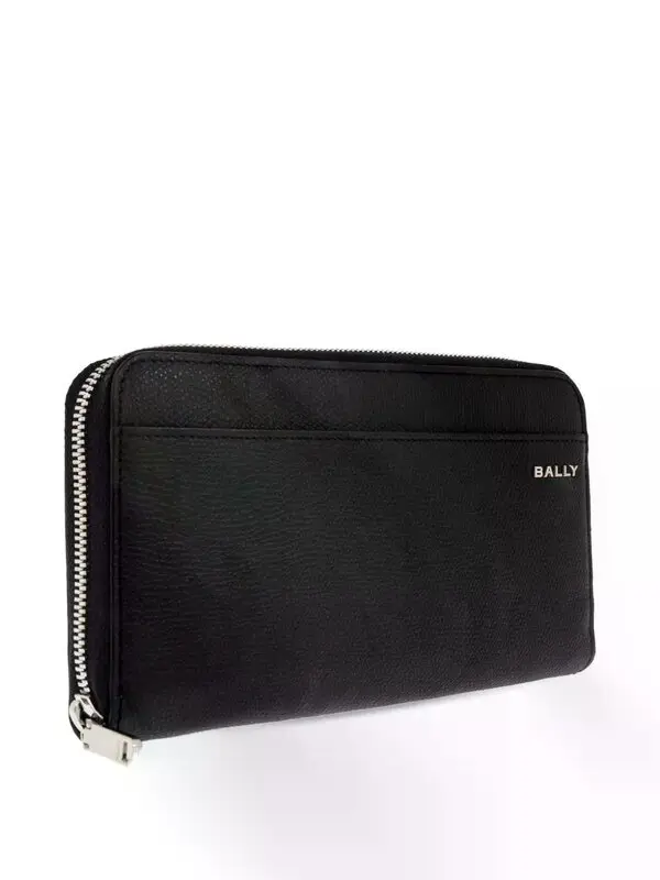Bally Zip Leather Wallet