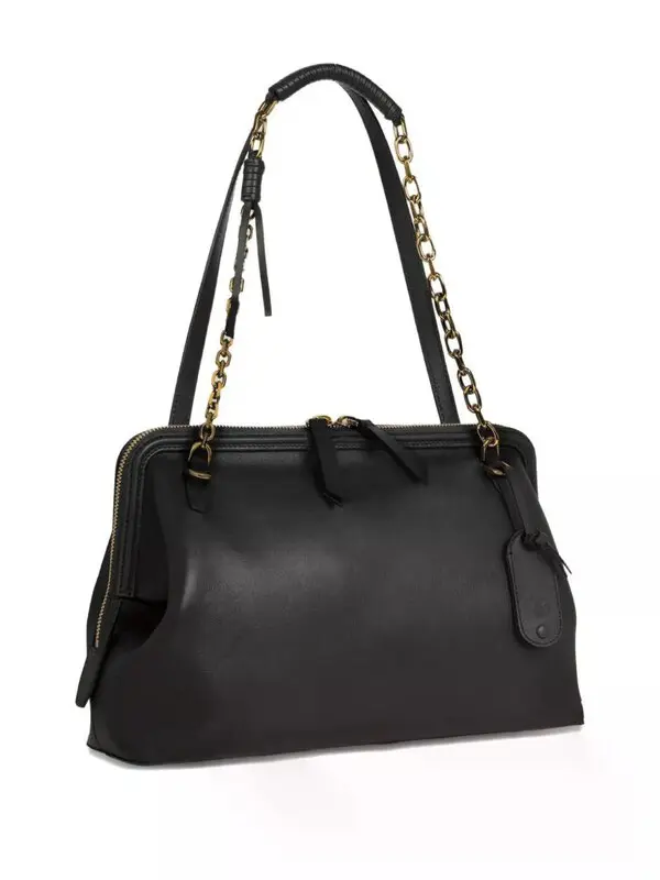 Etro Shoulder Bag With Chain Handle - Black