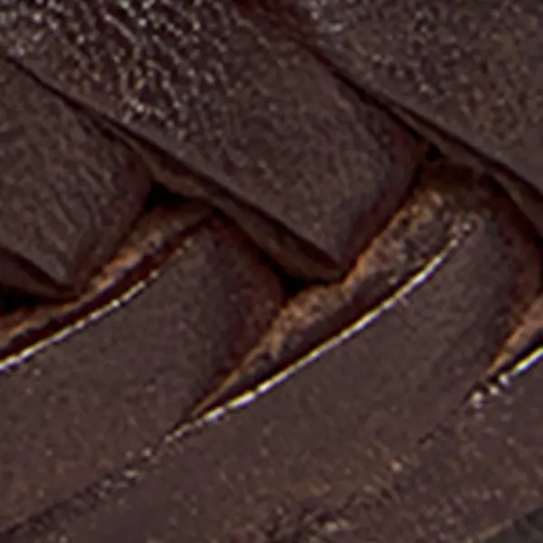 Eleventy Leather Braided Belt