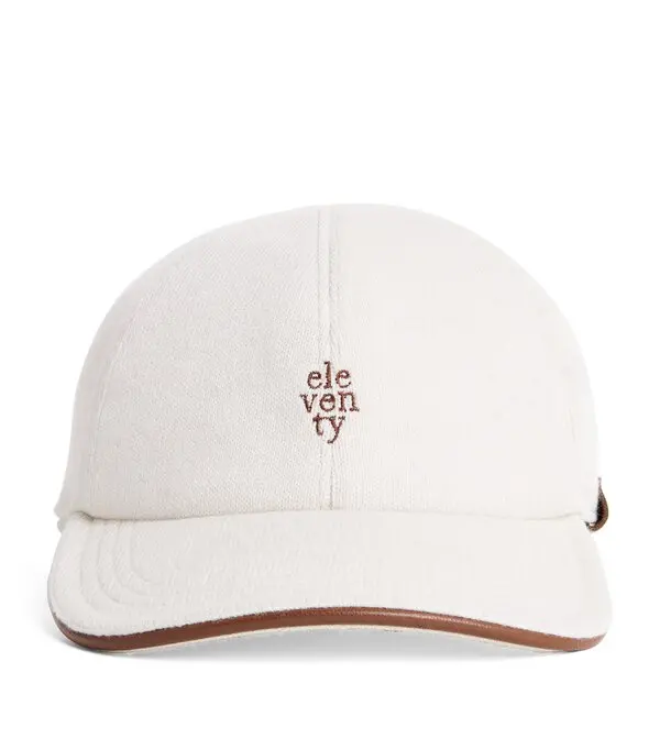 Eleventy Cashmere Baseball Cap - Beige
