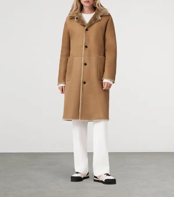 ALLSAINTS Serra Shearling Reversible Coat